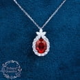 17 Carat Natural Oval Cut Ruby in Gold Plated Jewelry Valentine Gift ...