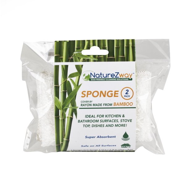 NatureZway Bamboo Sponge - Walmart.com - Walmart.com