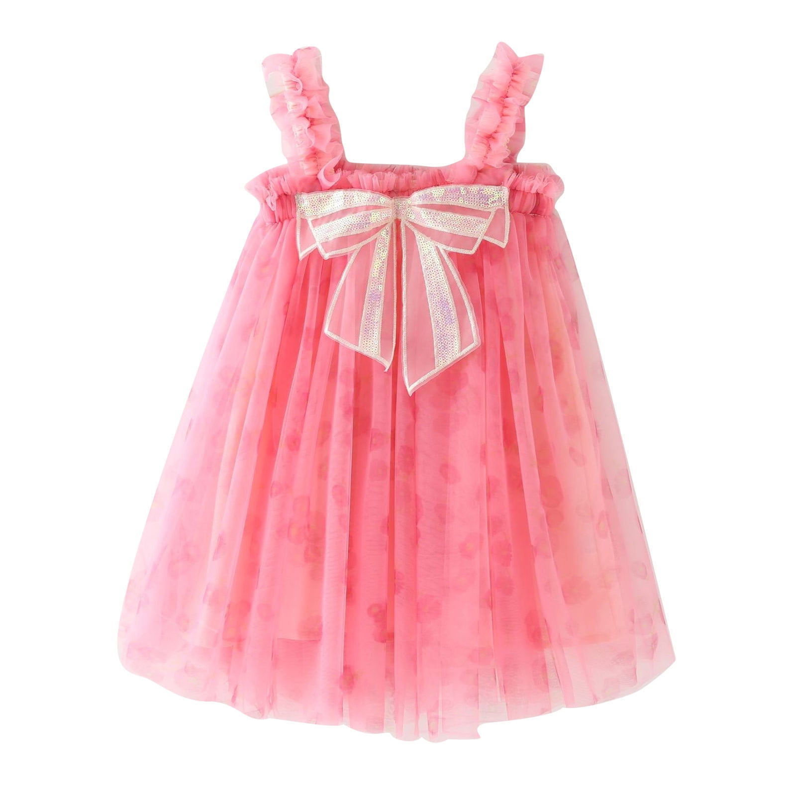 Click here for Yuyuzo Baby Girls Tulle Dress Toddler Infant Sleev... prices