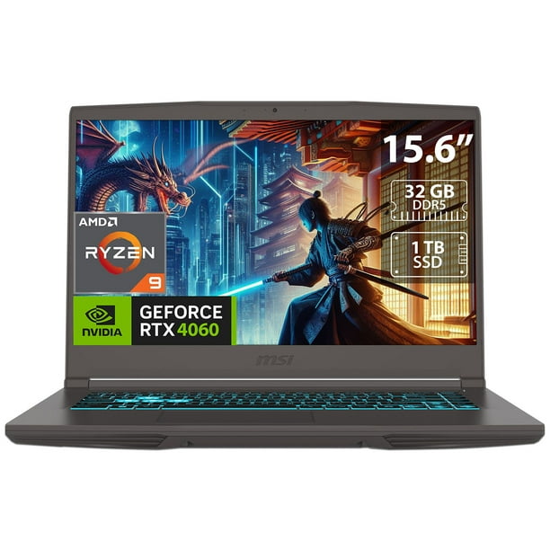 Laptop Gamer MSI Thin A15: AMD Ryzen 9 8945HS, RAM 32GB DDR5, SSD 1TB ...
