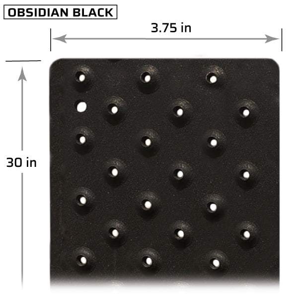 HandiTreads Non-Slip Outdoor Stair Treads: Obsidian Black - 30" (Single ...