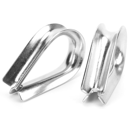 Rdeghly Stainless Steel Wire Rope Cable Thimbles 20mm M20 Stainless ...