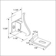 Rok Hardware Extra Heavy Duty Elbow Latch for Cabinet Door Window Catch ...