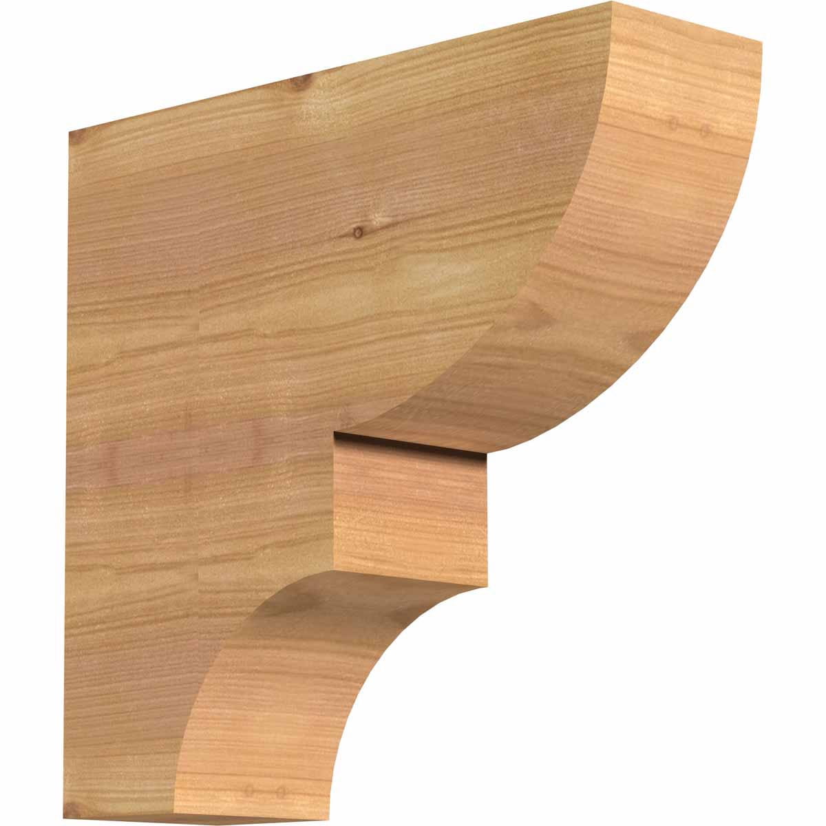 3 1/2"W x 12"H x 12"L Ridgewood Smooth Rafter Tail, Western Red Cedar ...