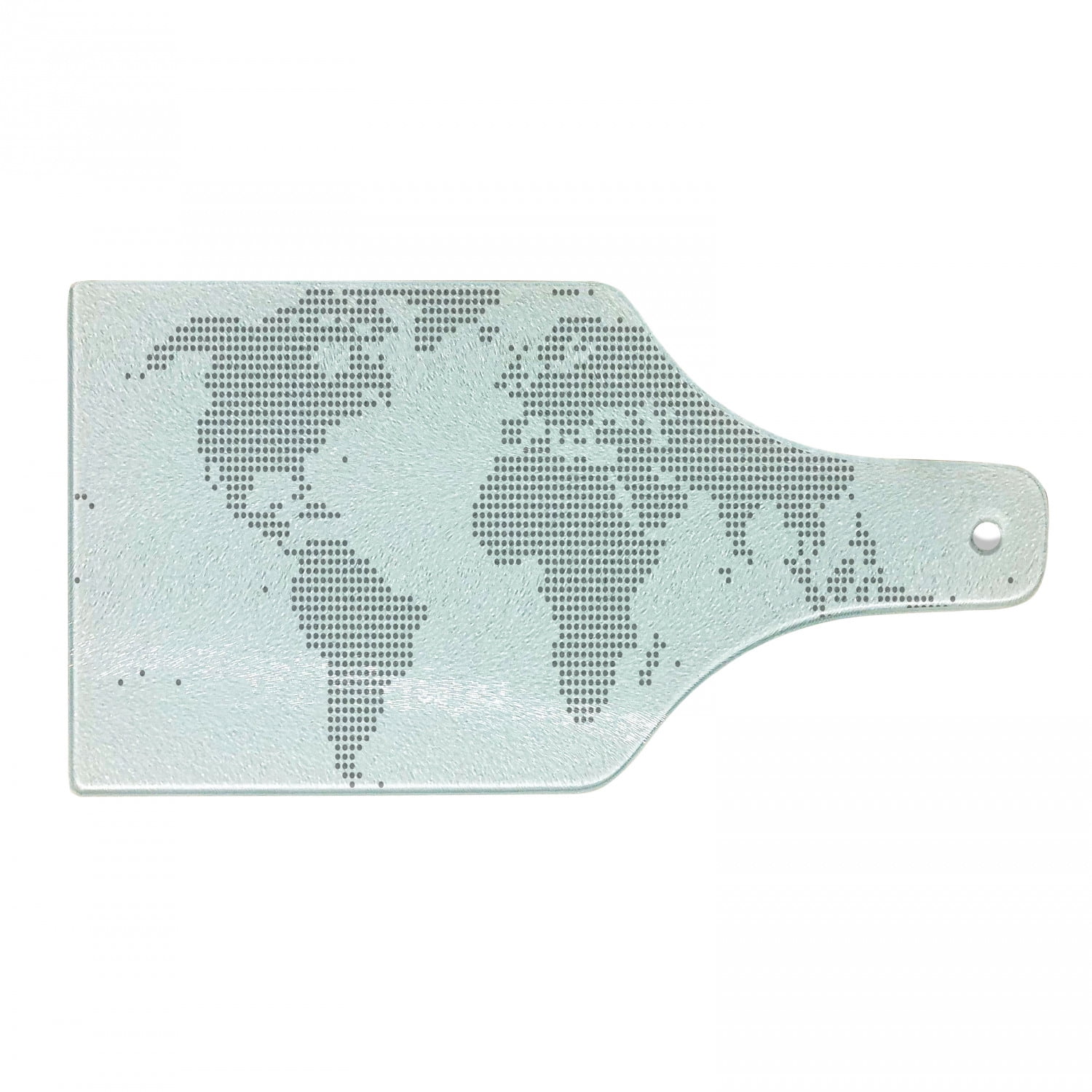 Map Cutting Board, World Map with Graphic Dots Pixelated Seem Spotted ...