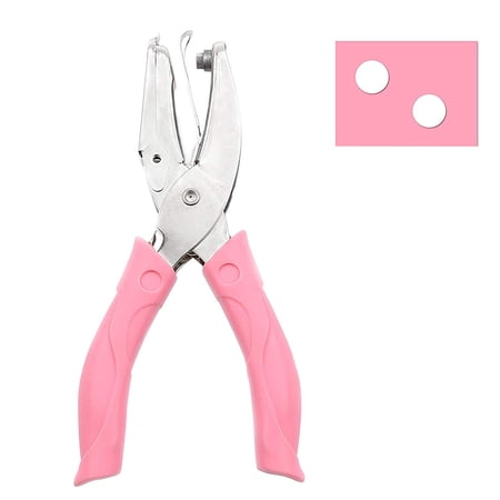 Handheld Hole Punch with Rubber Handle Single Hole Punching Machine ...