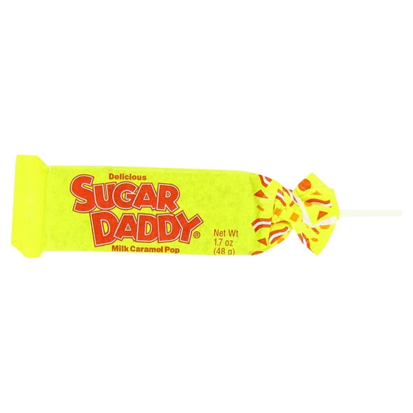 Sugar Daddy Milk Caramel Pop 1.7 oz Bags - Pack of 24 - Walmart.com