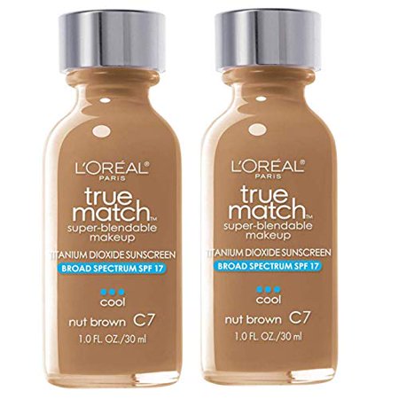 L'Oreal Paris Makeup True Match Super-Blendable Liquid Foundation, Nut ...
