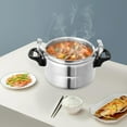 5/9.5QT Aluminum Pressure Cooker And Everyday Stew Pot - One-Twist Lock ...