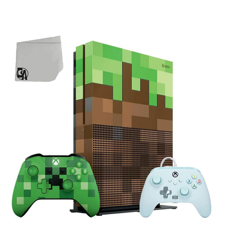 Microsoft 23C-00001 Xbox One S Minecraft Limited Edition 1TB Gaming ...