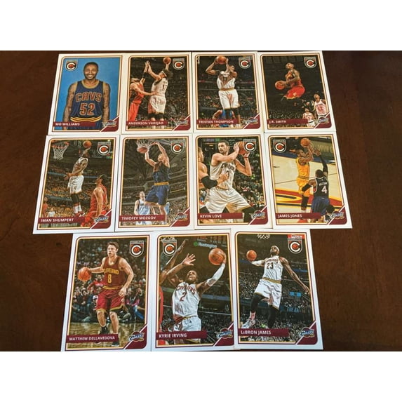 2015-16 NBA Panini Complete Cleveland Cavaliers Team Set Lebron James ...