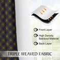 Blue and Yellow Checkered Pattern Blackout Curtains,Triple Weaved ...