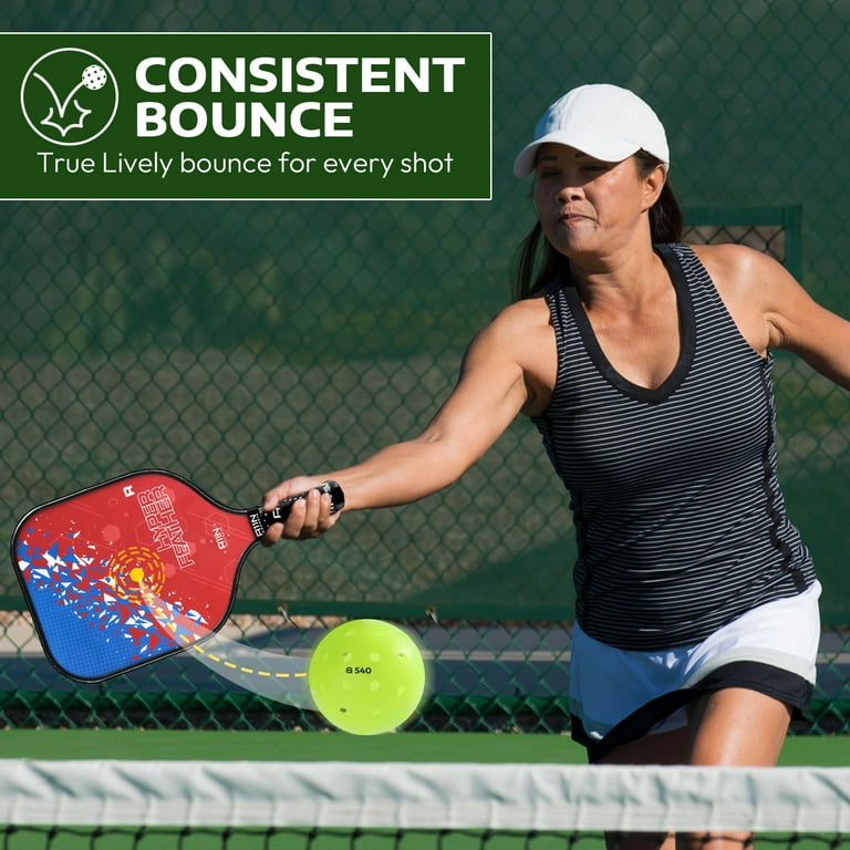 A11N S40 Outdoor Pickleball Balls- USA Pickleball Approved, 12-Pack ...