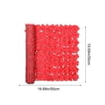 Expandable Artificial Leaf Decoration Panel Faux Hedge Wall for Balcony ...