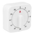Necvior Square 60 Mechanical Kitchen Cooking Timer Countdown Alarm Food ...