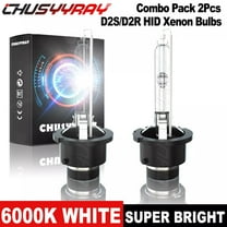2X D2S D2R LED Car Front Light Bulb Replace HID Xenon Super White 6000K ...