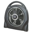 Holmes 12" Oscillating Floor Fan w/Remote, Breeze Modes, 8hr Timer ...