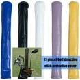 2. Simple Alignment Cover Case PU Leather Golf Club Protector Holder ...