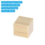 Uxcell 0.4 Inch Unfinished Wooden Blocks, 180 Pack Natural Wood Cube ...