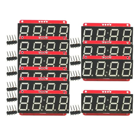 10 Pieces 0.56inch 7-Segment I2C LED Screen Display Module Replacement ...