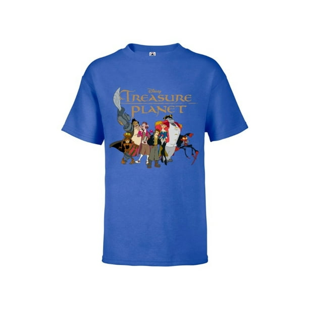 Disney Treasure Planet Logo and Characters T-Shirt - Short Sleeve T ...
