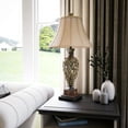 Kenroy Home 20180GR Iron Lace Table Lamp - Walmart.com