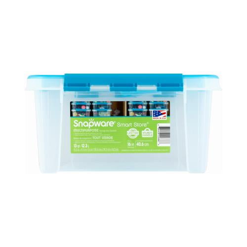 Snapware Smart Store 16x6 with Turquoise Handles, Set of 6 - Walmart.com