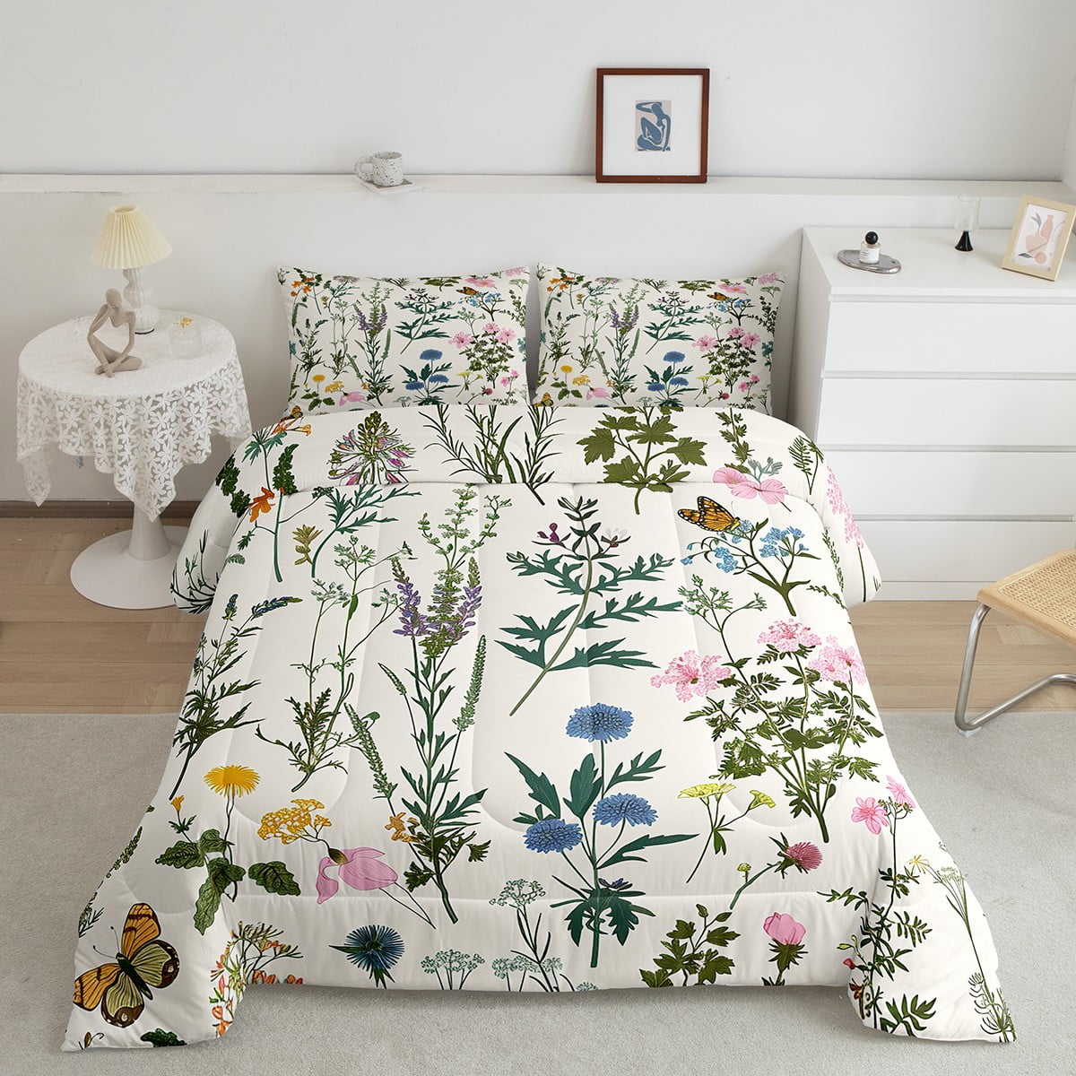Click here for Yst Rustic Floral Comforter Set For Adult Teens Gi... prices