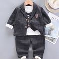 Bearichfupo Toddler Boys Casual Fashion Jackets Coat Long Sleeve Shirt ...
