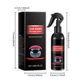 Car Ceramic Coating Spray High Gloss 120ml, Hydrophobic Paint Sealant ...
