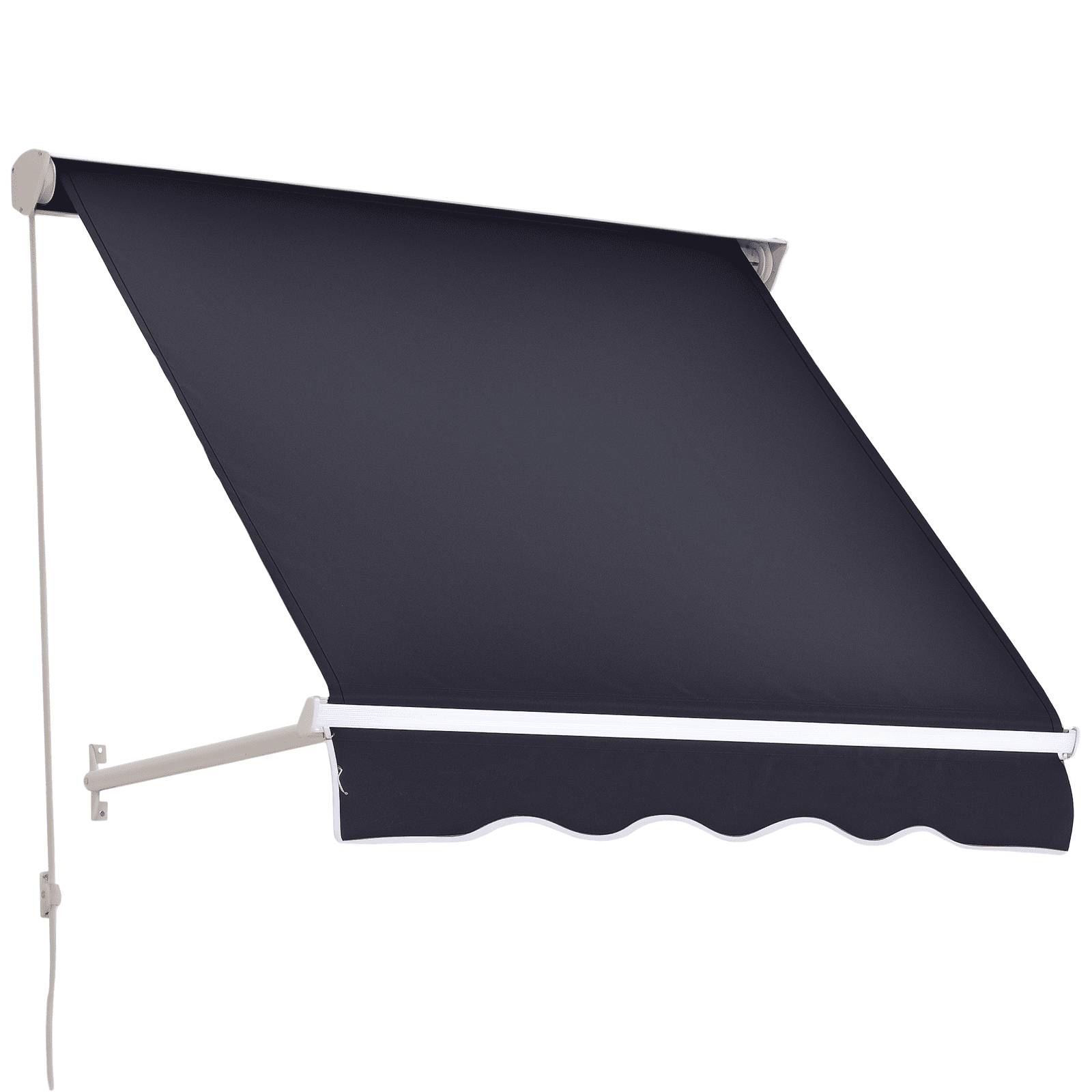 Click here for Outsunny 4 X 2.3 Retractable Window Door Awning Pa... prices