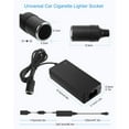 ALITOVE AC to DC Converter 12V 5A 60W 100-240V to 12 Volt Car Cigarette ...