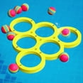 Swimming Pool Toss Game Set, Floating Water Throwing Game with 10 Balls ...