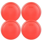 Pyrex Replacement Lid 7402-PC Red Round Cover (4-Pack) for Pyrex 7402 7 ...