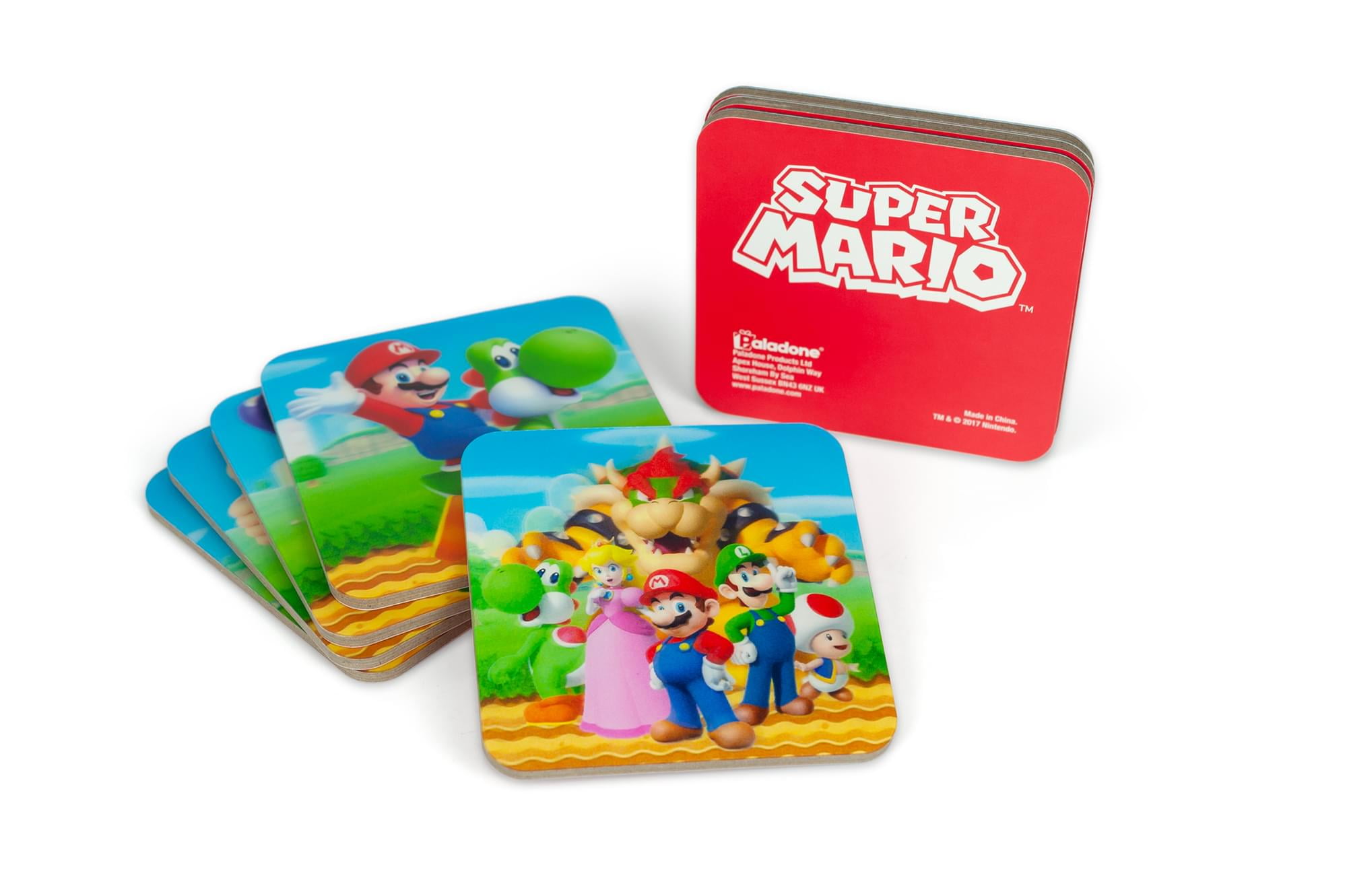 Nintendo Super Mario Bros. 4-Piece Stackable 3D Coaster Set - Walmart.com