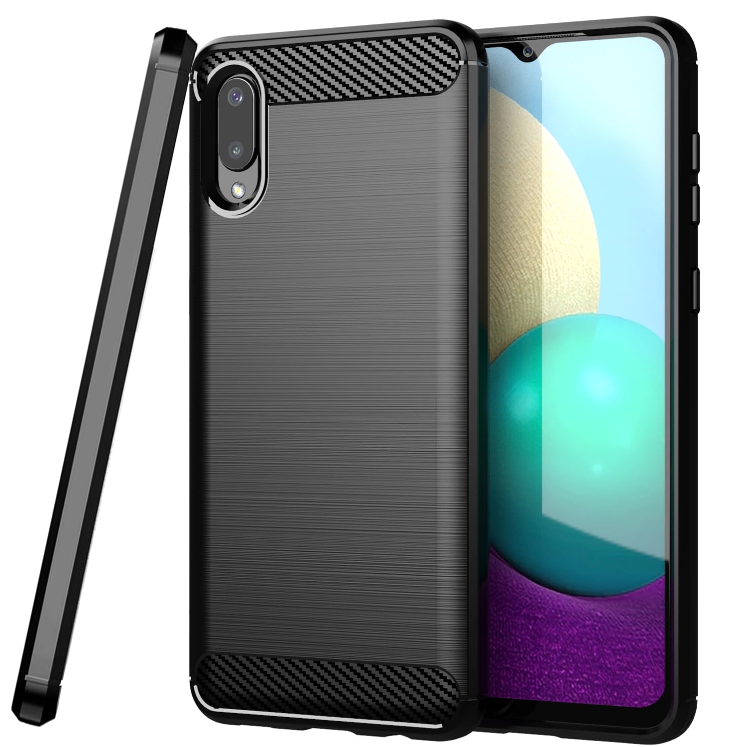 CoverON for SAMSUNG Galaxy A02 Phone Case, Slim Lightweight Flexible ...