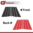 Unique Bargains 8Pcs Door Pillar Window Trim Anti Scratch Sticker for ...