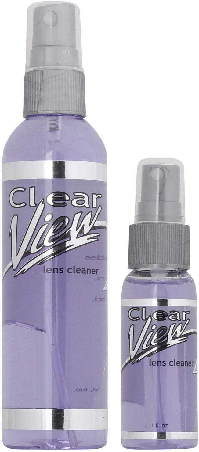 Clear View Premium AR-Coated Anti-Streak Anti-Static Lens Cleaner Spray ...