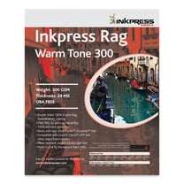 Inkpress Rag Digital Paper - Warm Tone, 300 gsm, 13" x 19", 25 Sheets ...