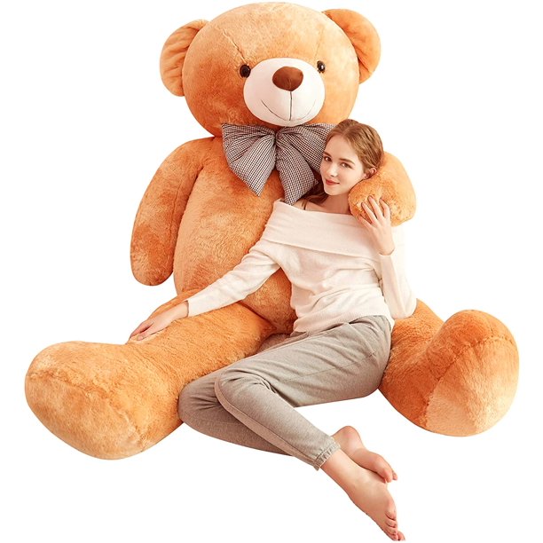 IKASA Giant Teddy Bear Stuffed Animal Plush Toy,Large Jumbo 70" Brown ...