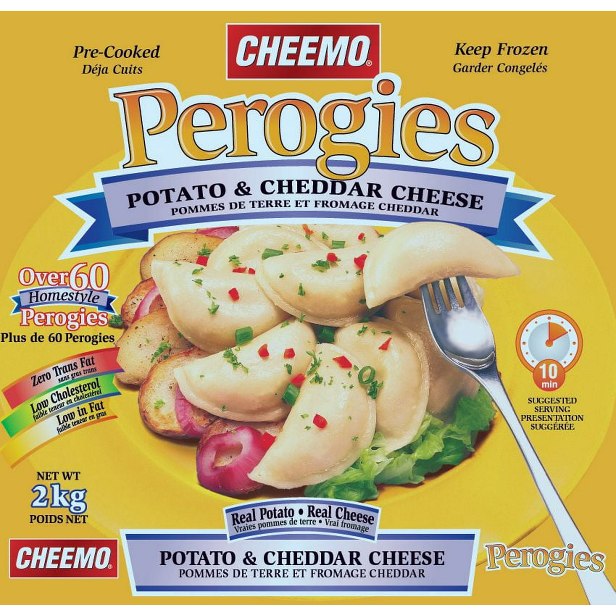 Click here for Cheemo Potato And Cheddar Cheese Perogies 2 Kg prices