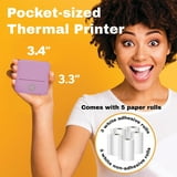 Core Innovations CTP500 Bluetooth Mini Portable Inkless Thermal Printer ...