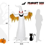 Gymax 6FT Tall Outdoor Inflatable Halloween Ghost Party Decoration with ...