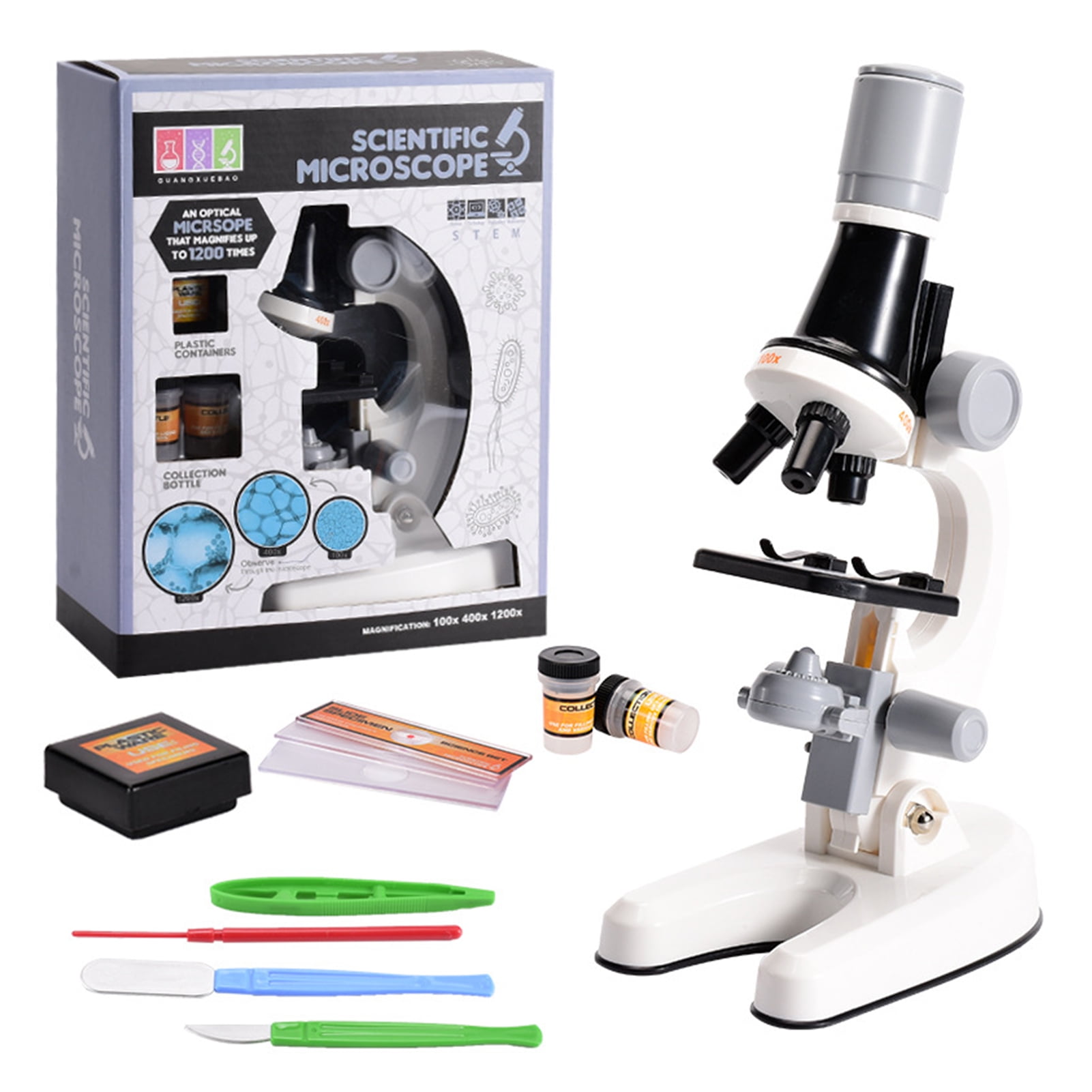 Click here for Lvcheng Microscope Science Kit 100x/400x/1200x Mag... prices