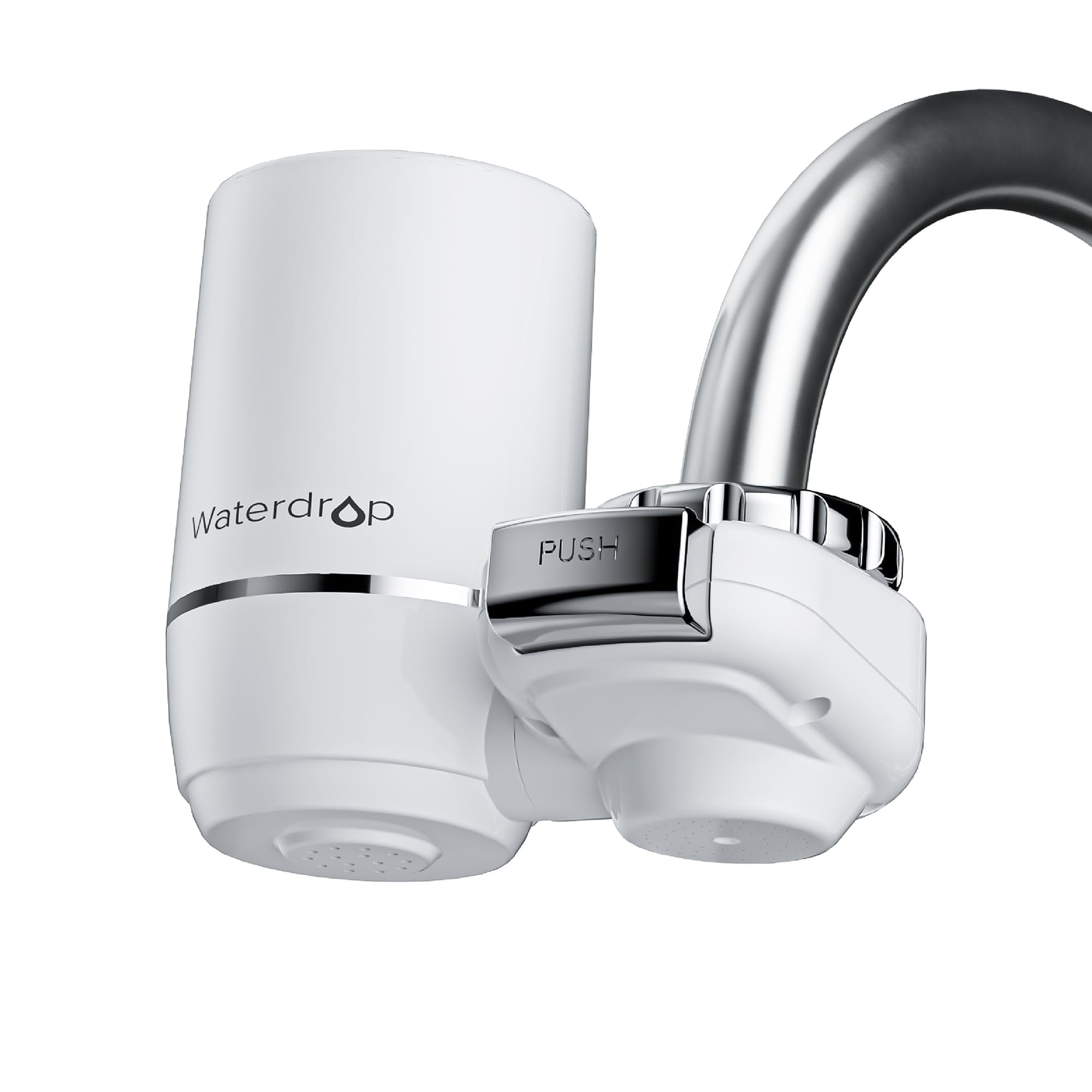 Faucet, filtro de agua con forma de gota de agua, 320 galones, blanco ...