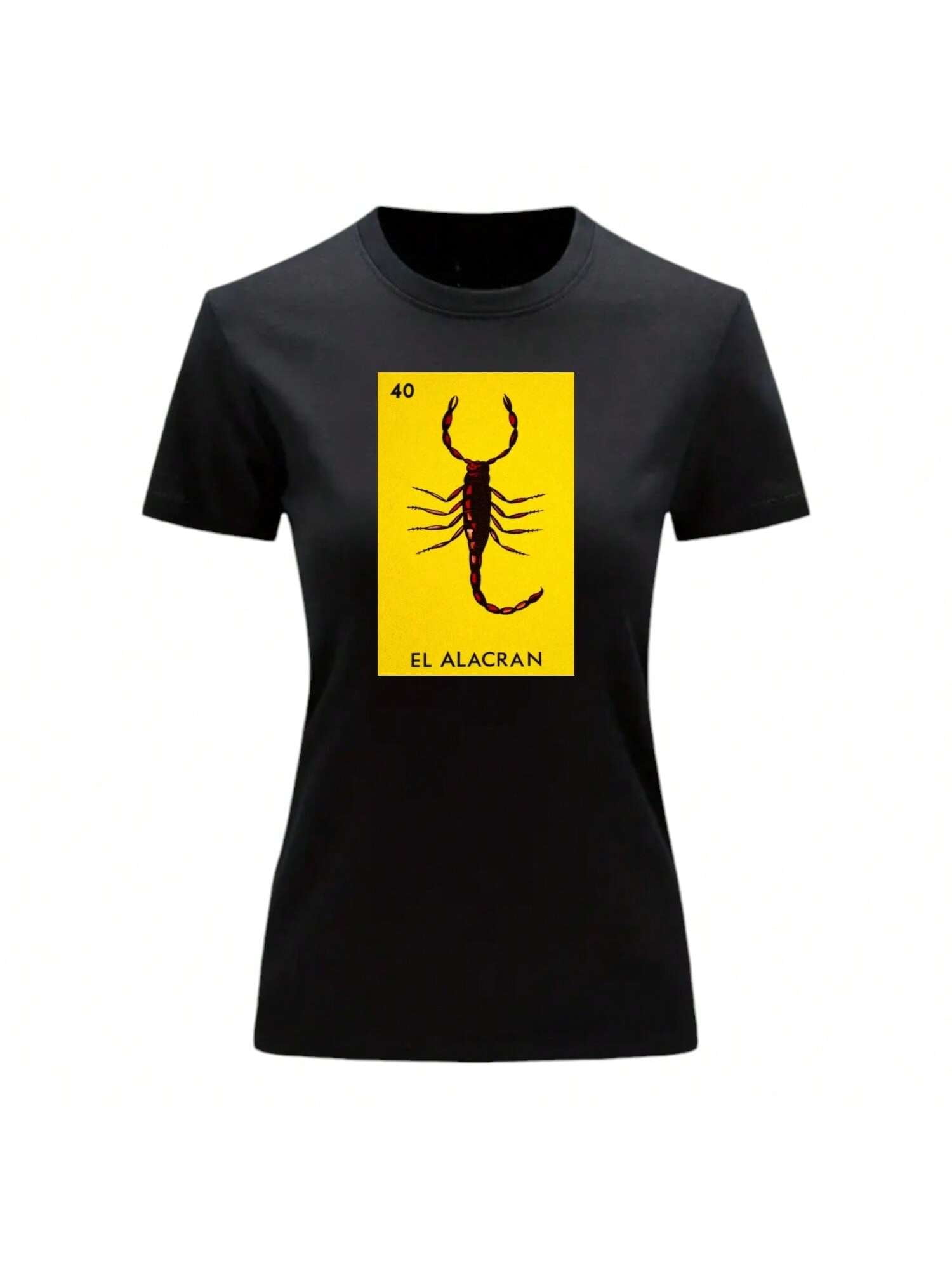 Playera Blusa de El Alacran De La Loteria Mexicana Tradicion Mexicana ...