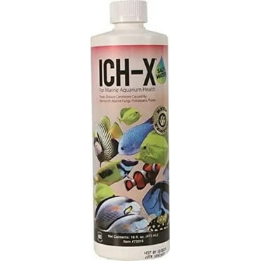 Hikari Aquarium Solutions Ich-X Freshwater Marine 16 oz. Bottle - Water ...