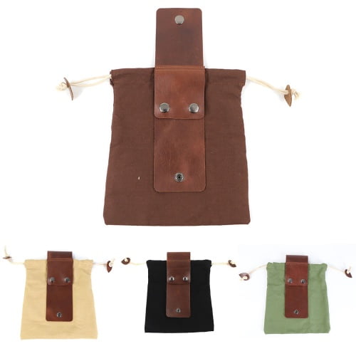 Zhaomeidaxi Foraging Pouch, Foraging Bag, Dump Pouch, Waterproof Waxed ...