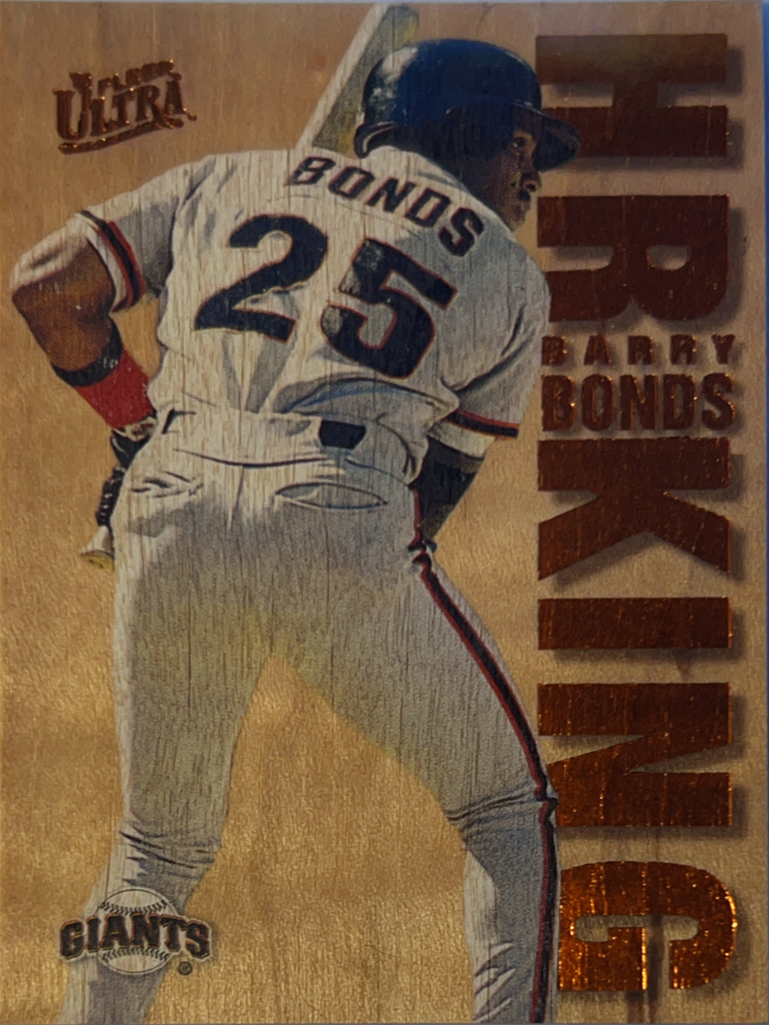 1995 Fleer Ultra HR King Barry Bonds #3 Wood - Walmart.com