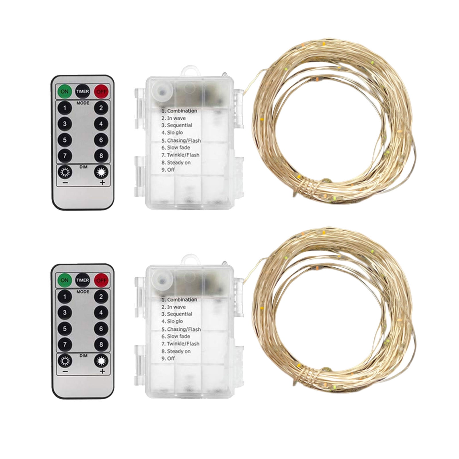 Click here for Cjiawei Set Of 2 String Lights Battery Operated 16... prices